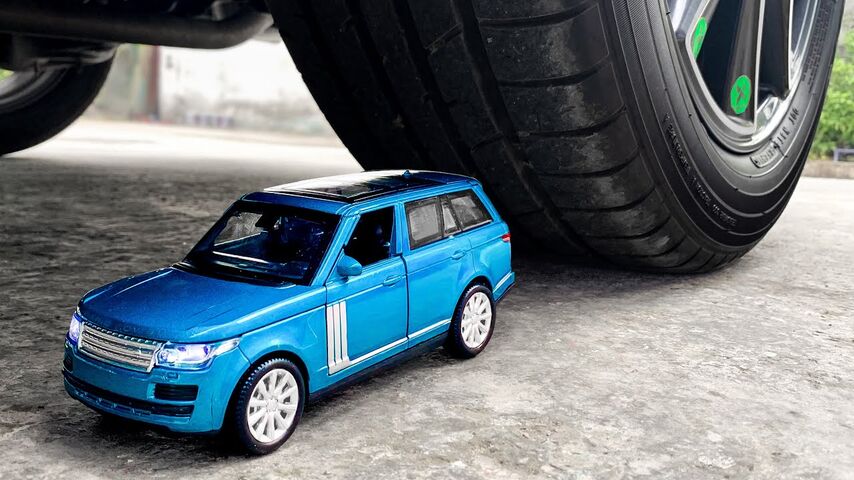 Crushing Crunchy & Soft Things by Car! Experiment Car vs Range Rover Sport