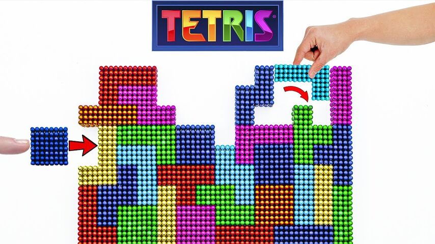 Magnetic TETRIS | ULTRA SATISFYING