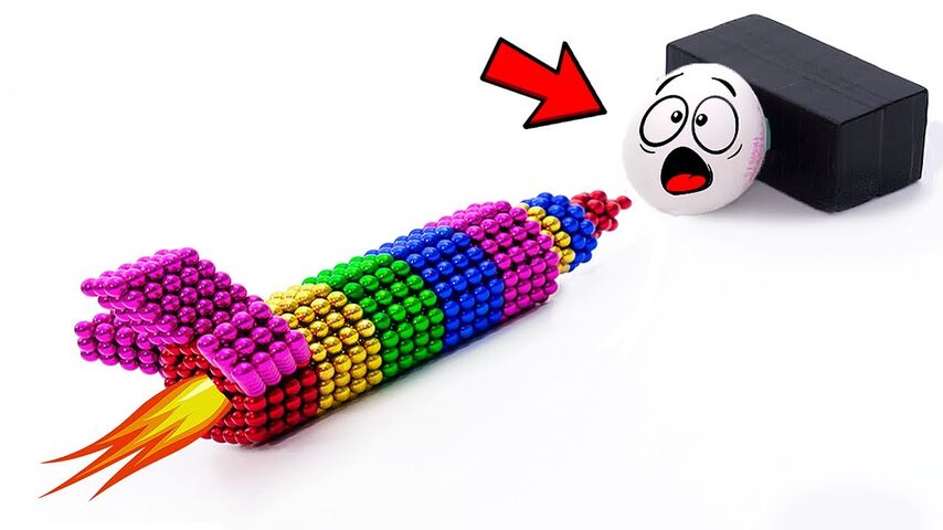 Giant Magnet vs Egg Rocket