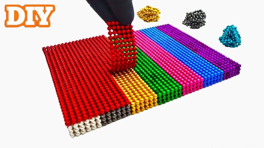 DIY | Playing with Magnetic Balls, Satisfaction 100%