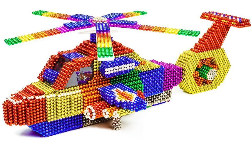 Most Creative - How To Build Mini MH-65 Helicopter With Magnetic Balls ...