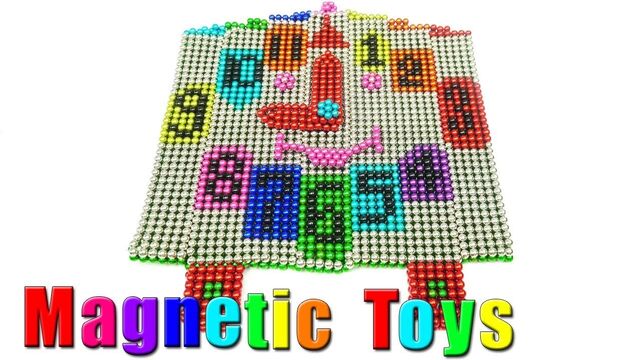 DIY - How to Make a Clock Time Colors from Magnetic Balls (ASMR ...