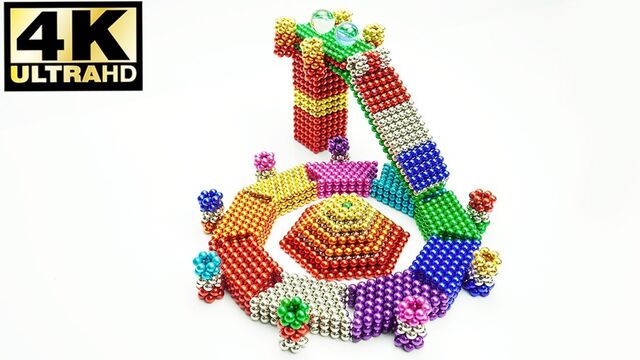 DIY - How to Make Marble Game Toys from Magnetic Balls (Learn Colors ...