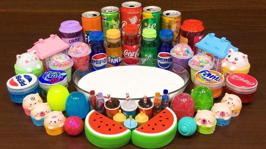 Mixing Random Things into GLOSSY Slime | Satisfying Slime, ASMR Slime #679