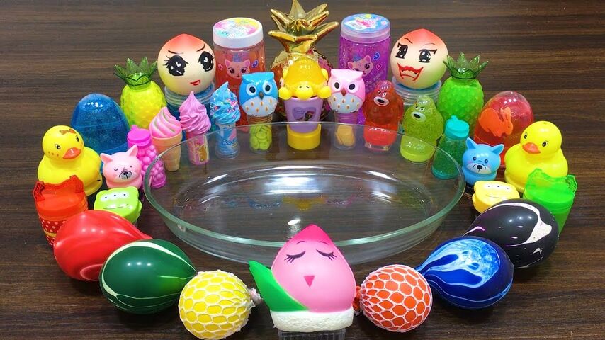 Mixing Random Things into STORE BOUGHT Slime !!! Slimesmoothie ...