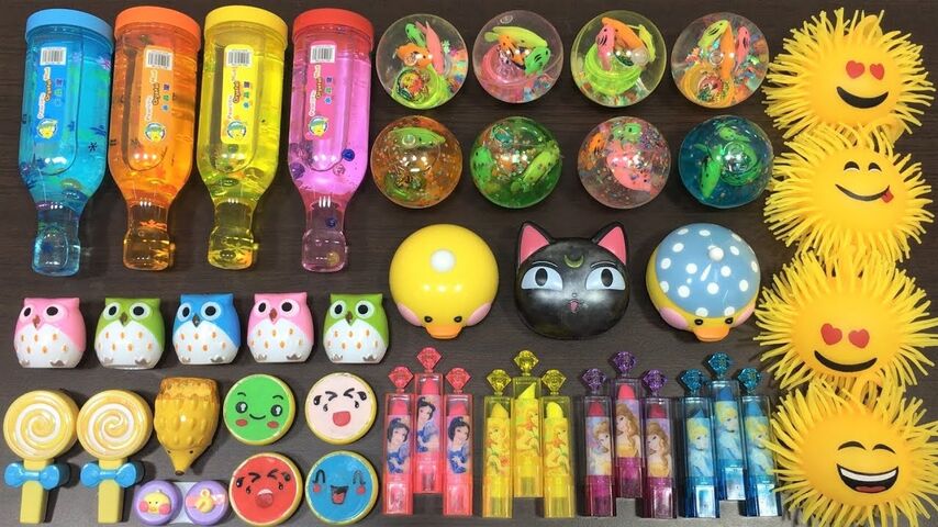 Mixing Makeup and Glitter into Store Bought Slime !!! Slimesmoothie ...