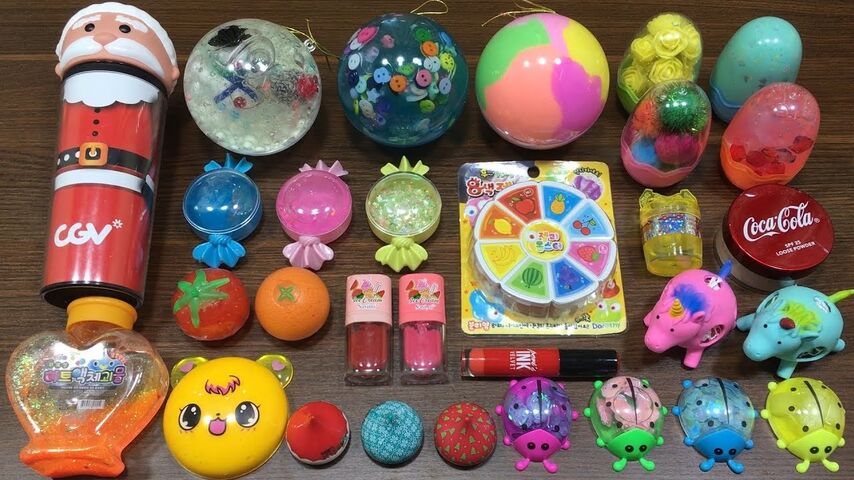 Mixing Random Things into Store Bought Slime !!! Slimesmoothie ...