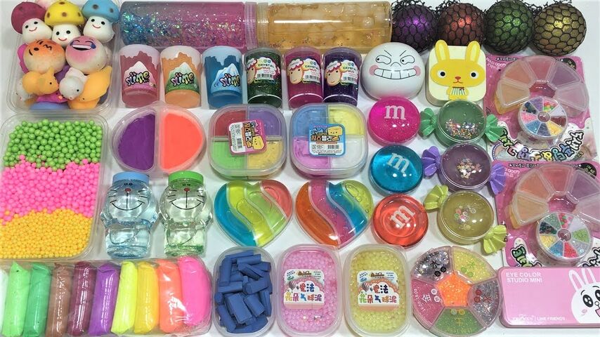 Mixing Random Things into Store Bought Slime | Slimesmoothie ...