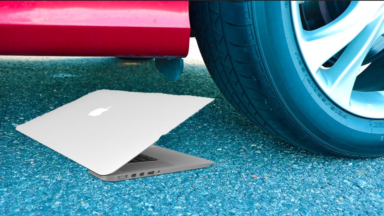 Crushing Crunchy & Soft Things by Car! - Laptop vs Car