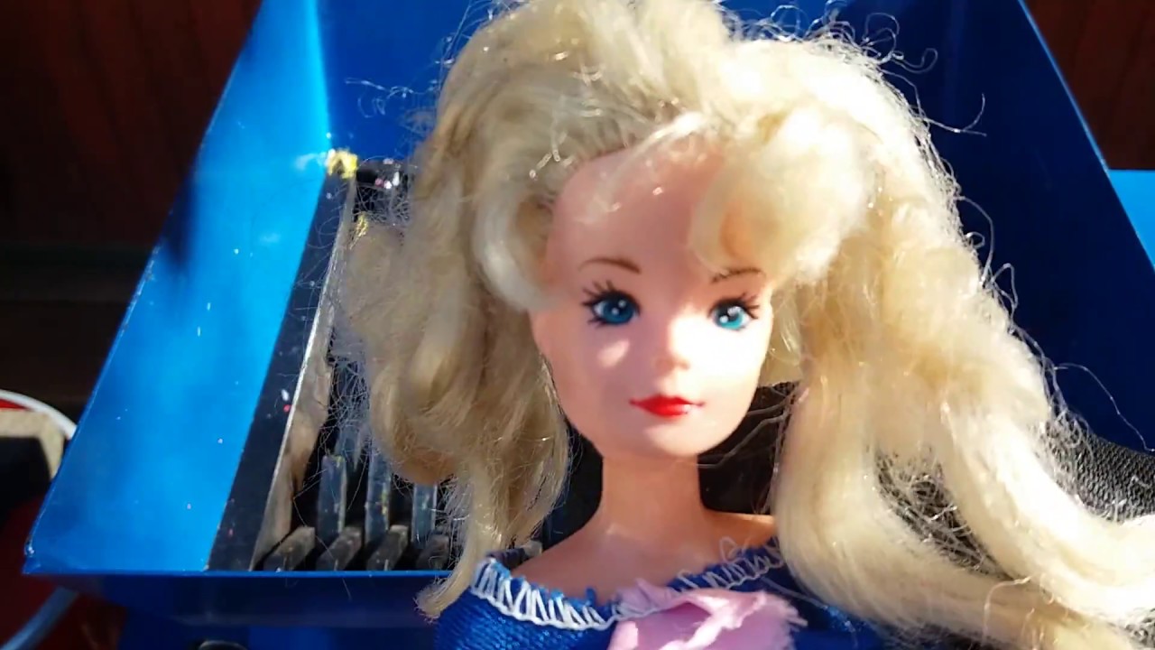 SHREDDING BARBIE DOLLS
