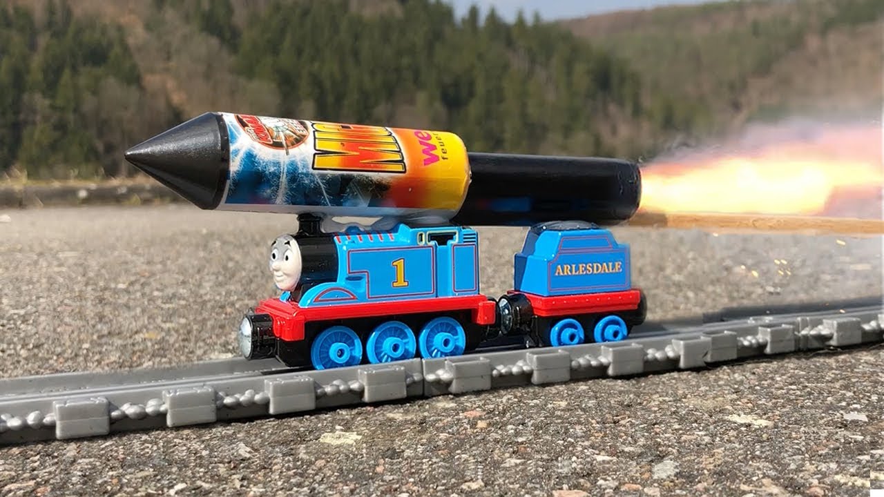 Rocket powered Thomas and Friends Toy Train