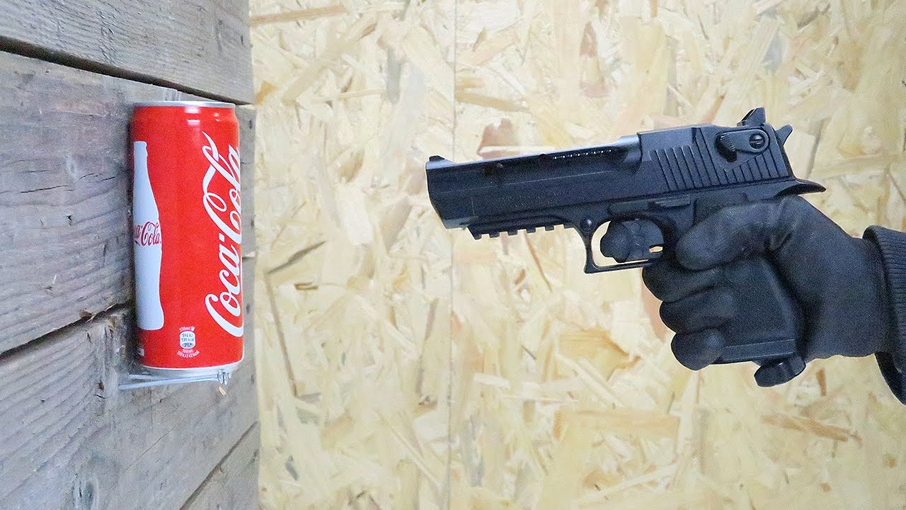 SHOOT ON COCA-COLA CAN! Will It Survive?