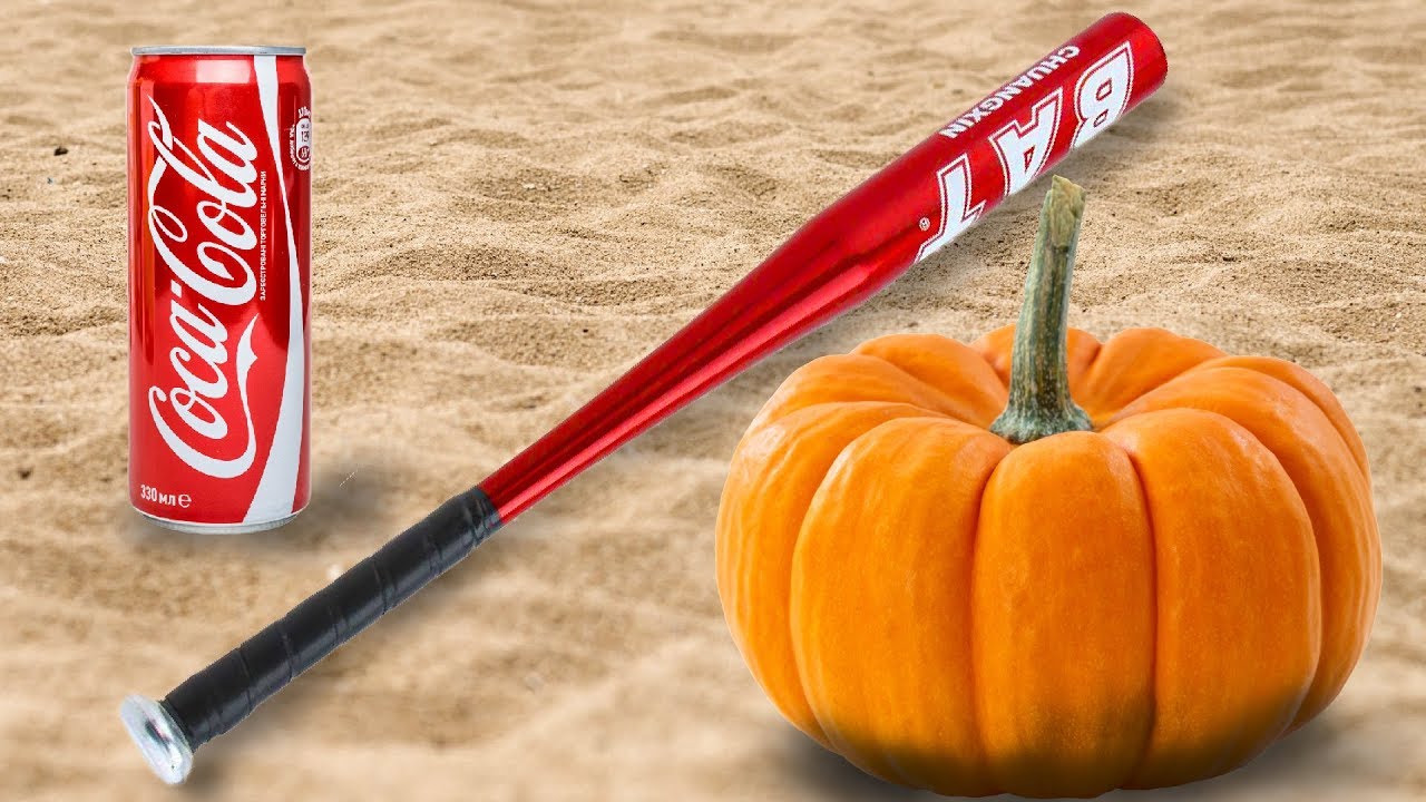 EXPERIMENT BASEBALL BAT VS COCA COLA