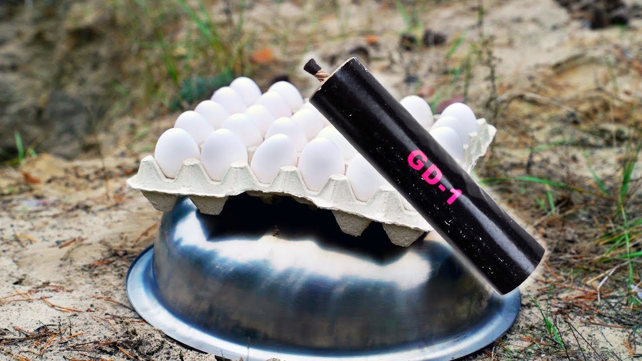 Experiment: Firecracker vs Watermelon vs Eggs