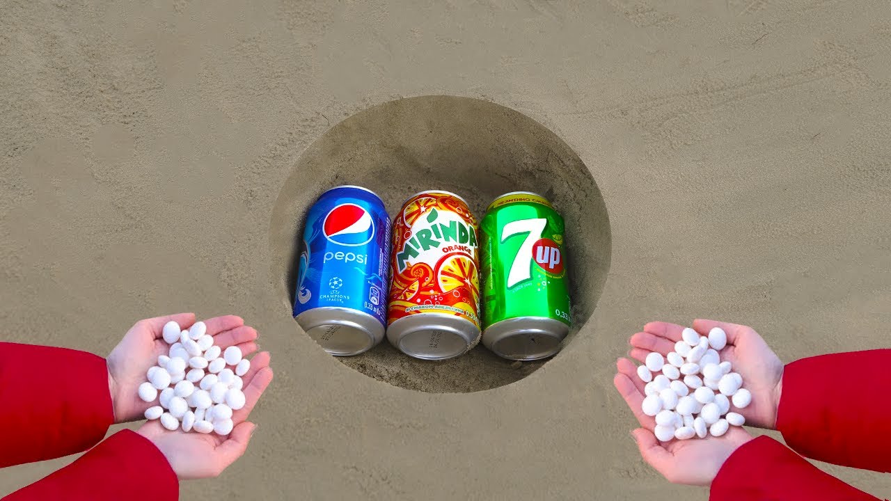 Volcano from Pepsi, Mirinda, 7 up vsMentos Underground!