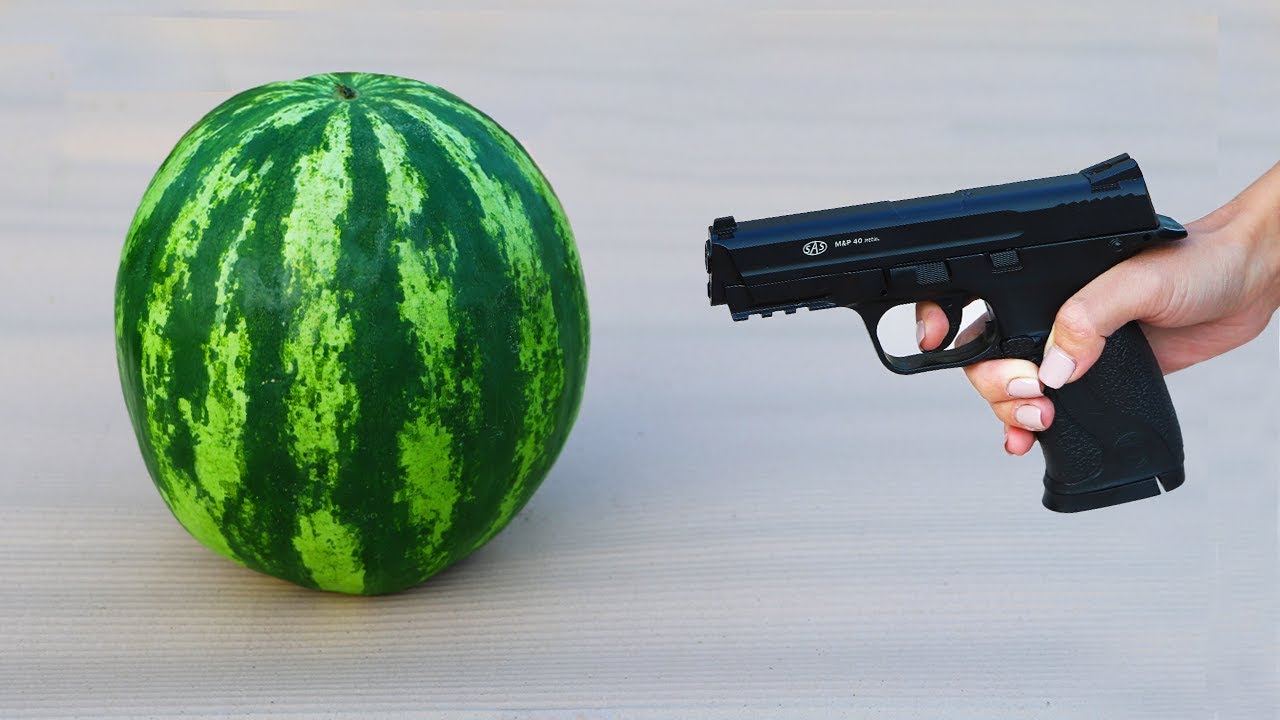 EXPERIMENT: GUN vs WATERMELON