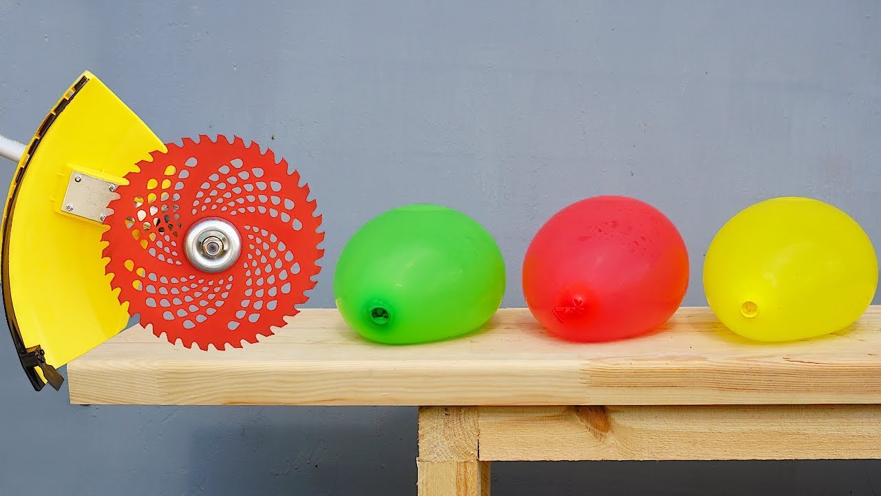 STRING TRIMMERS vs BALLOONS