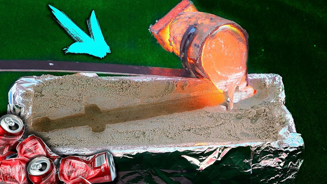 EXPERIMENT: ALUMINUM SWORD from 100 SODA CANs