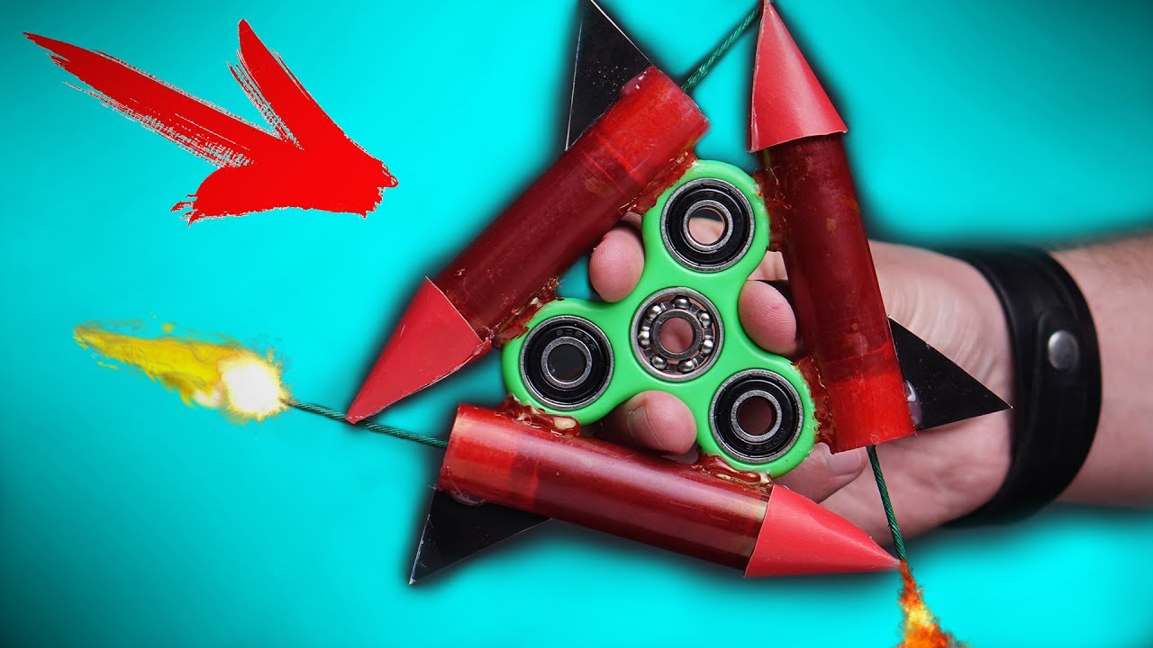Rocket Powered Fidget Spinner 1000MPH - PART 2!!!