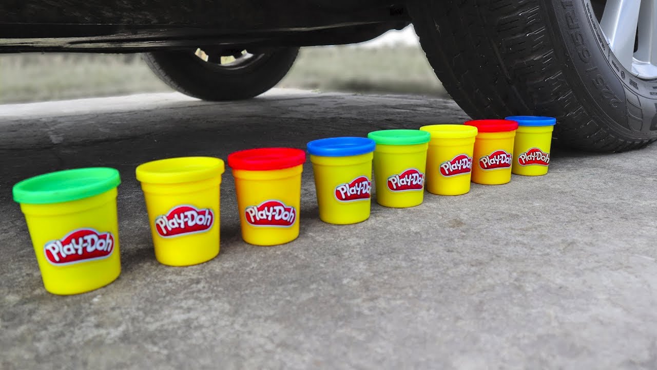 EXPERIMENT CAR VS PLAY DOH