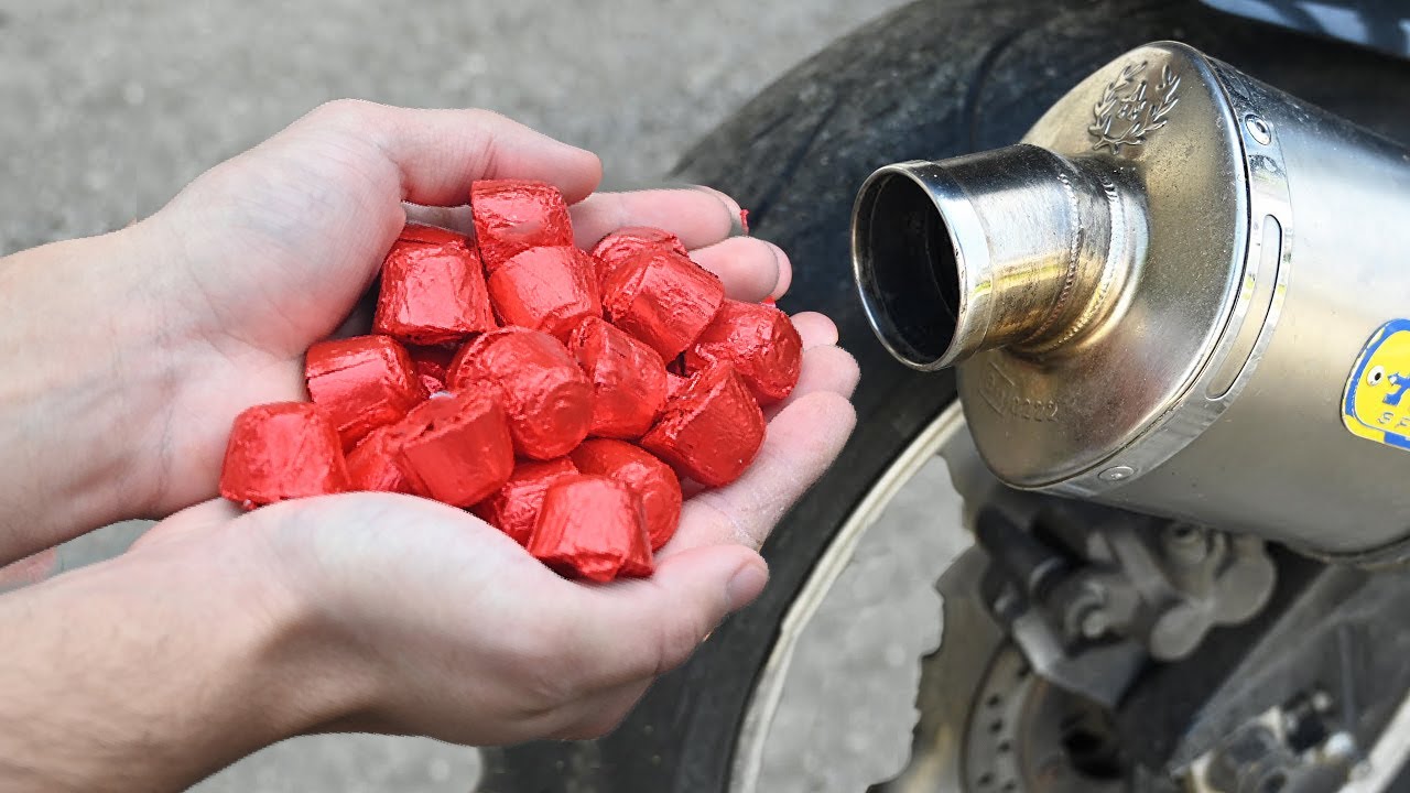 EXPERIMENT SWEETIES in MOTORCYCLE EXHAUST