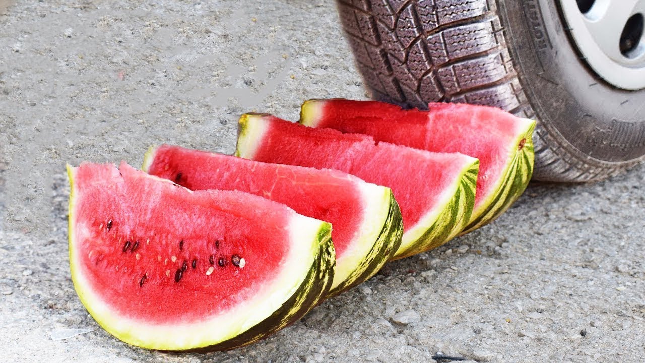 EXPERIMENT CAR vs WATERMELON