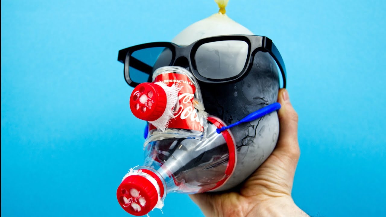 Simple Mask For Coronavirus (COVID 19). Homemade Mask Using Coca Cola