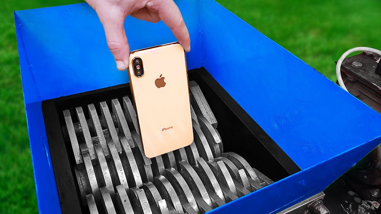 Shredding Machine Vs Iphone 11 Pro