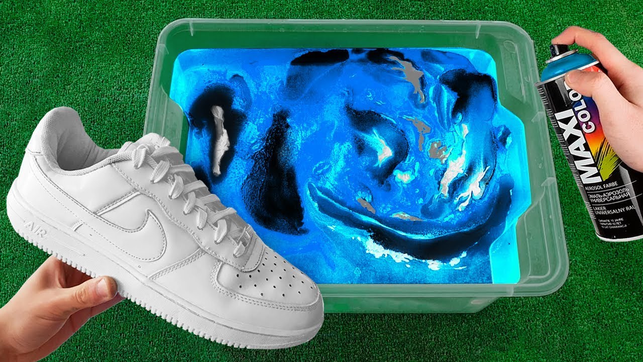 Customize your Nike AIR Force with Hydro Dipping Customize your Nike AIR Force with Hydro Dipping