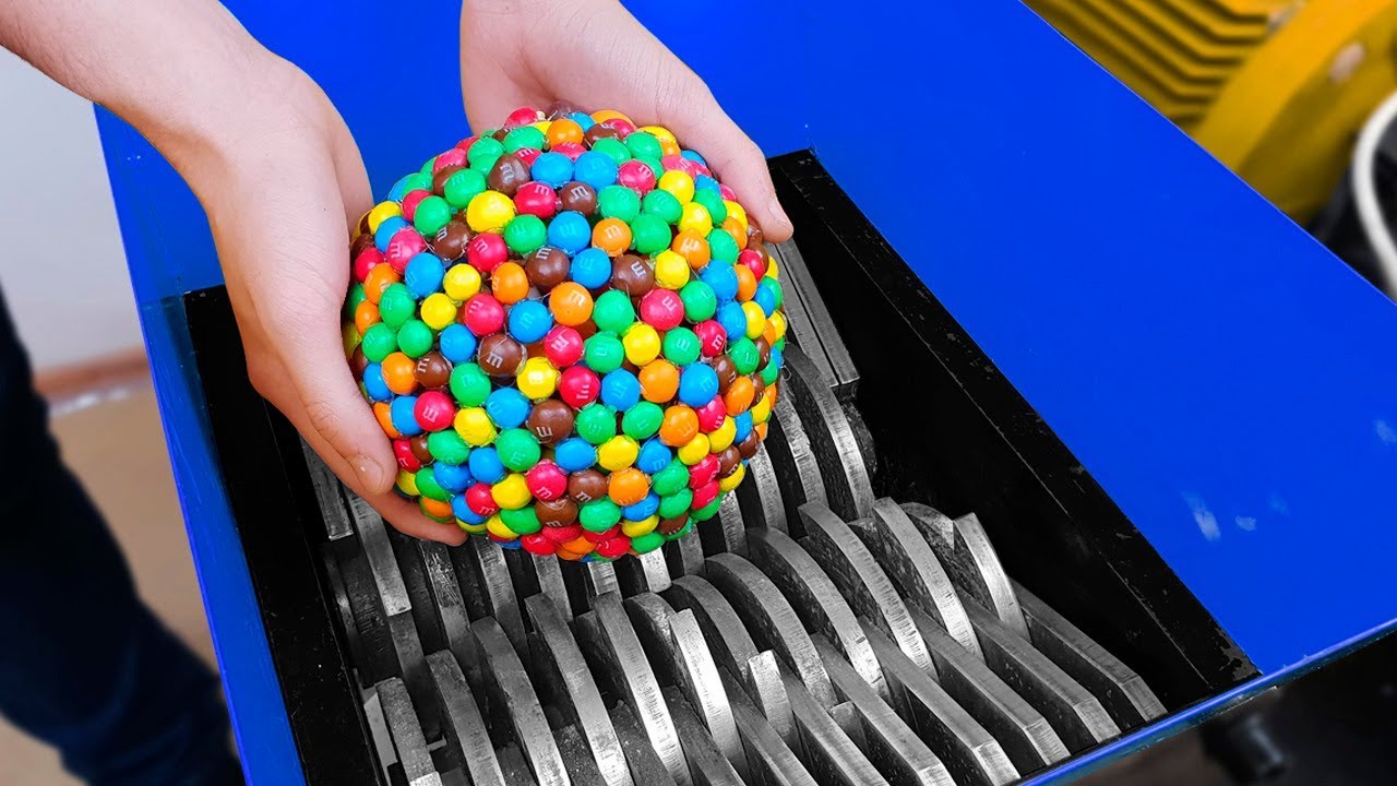Experiment: Shredding Candy Ball