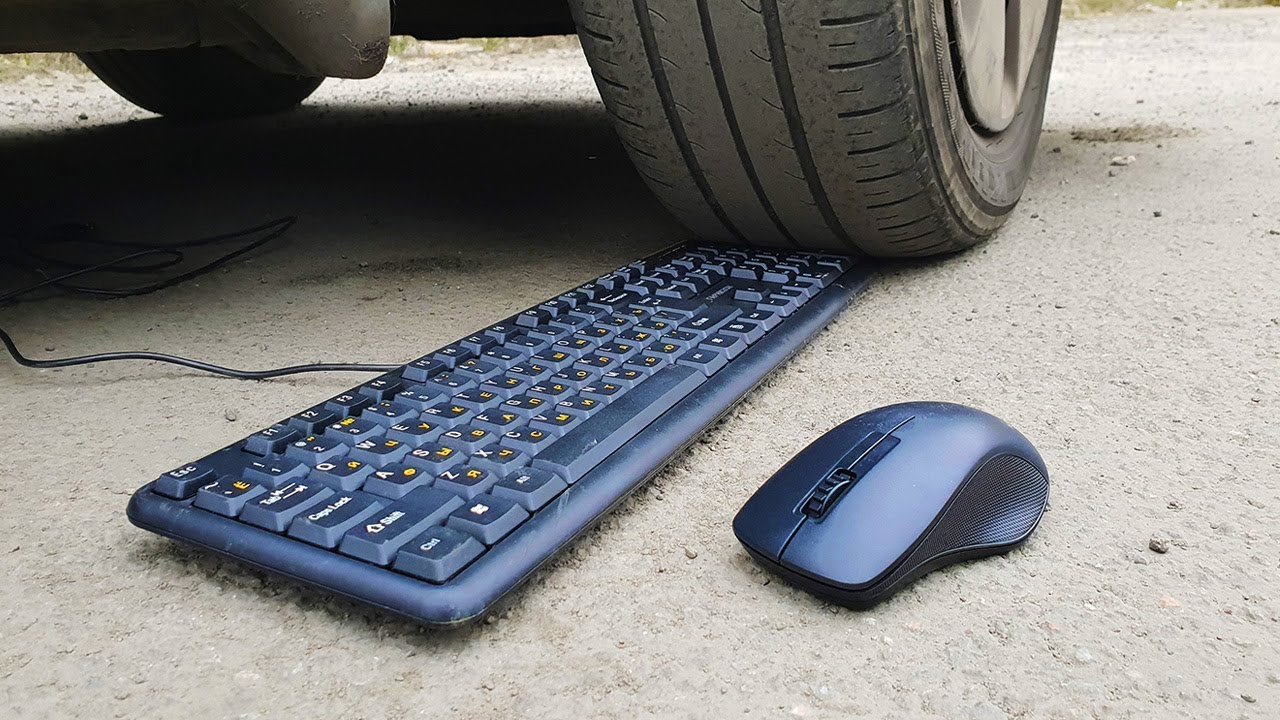 Experiment: Car Vs Keyboard