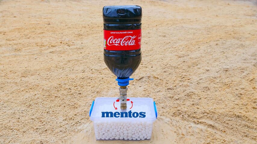 Experiment: Coca Cola VS Mentos