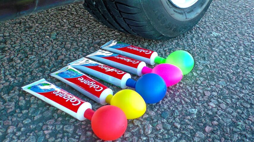 EXPERIMENT: CAR VS Toothpaste