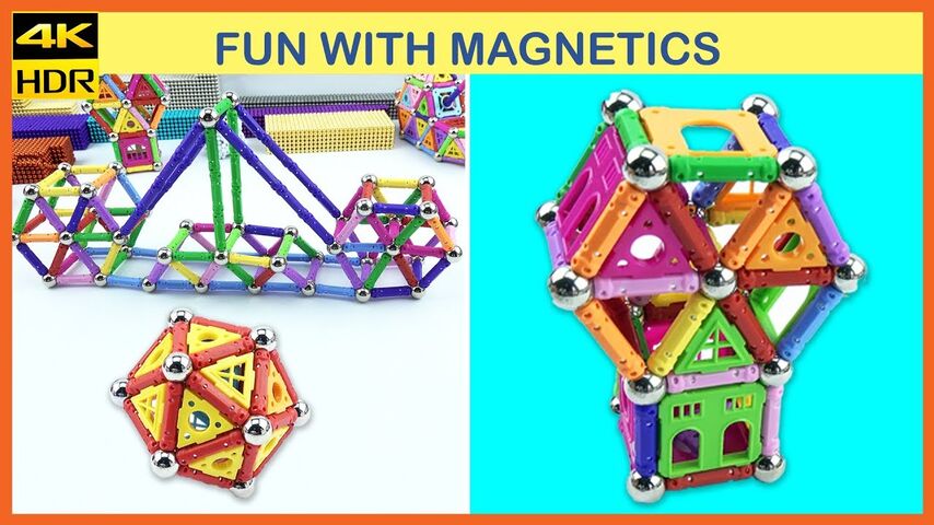 Magnetic Bridge | Magnetic Cube | Funny Magnetic | Top 10 Magnetics