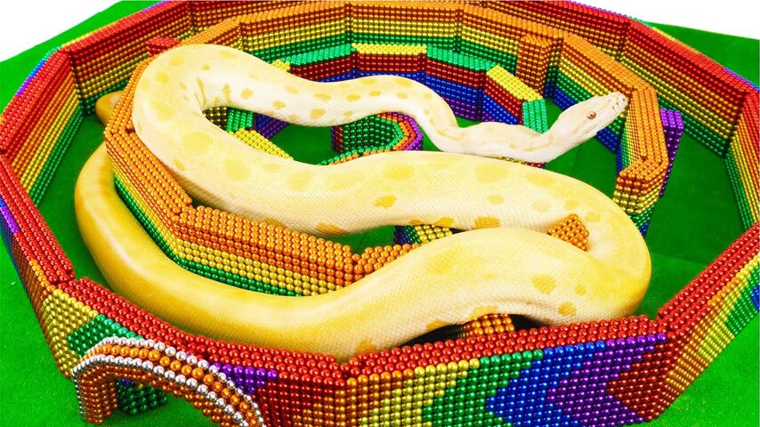 DIY - How To Build Maze For Python With Magnetic Balls (Satisfying ...