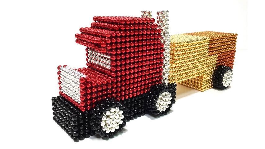 DIY - How To Make CARS TRUCK with Magnetic balls | Magnetic toy | ASMR