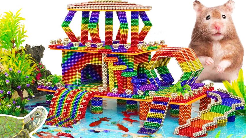 How To Make Swimming Pool Playground For Pet, Turtle, Hamster From ...