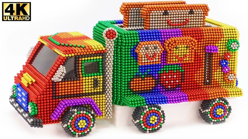 DIY - How To Make cute sandwich car From Magnetic Balls | ASMR ...