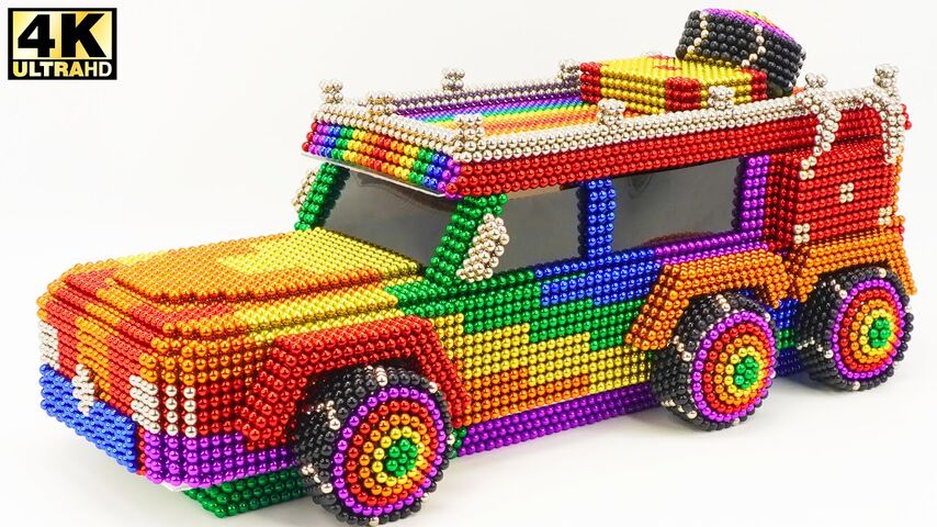 DIY - How To Make Amazing Modern Suv Car From Magnetic Balls | ASMR ...