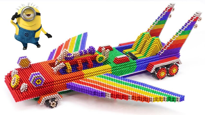 DIY - How To Make Amazing Flying Car For Minion From Magnetic Balls ...