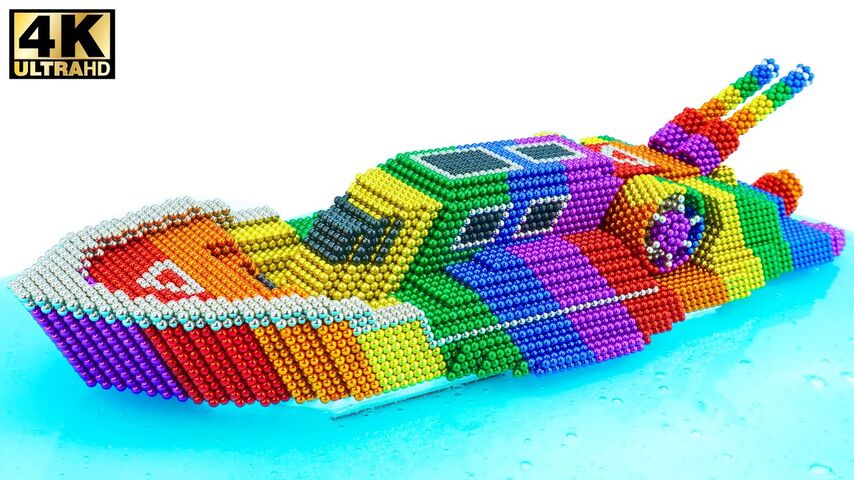 DIY - How to make amazing High Speed Boat From magnetic balls | ASMR ...