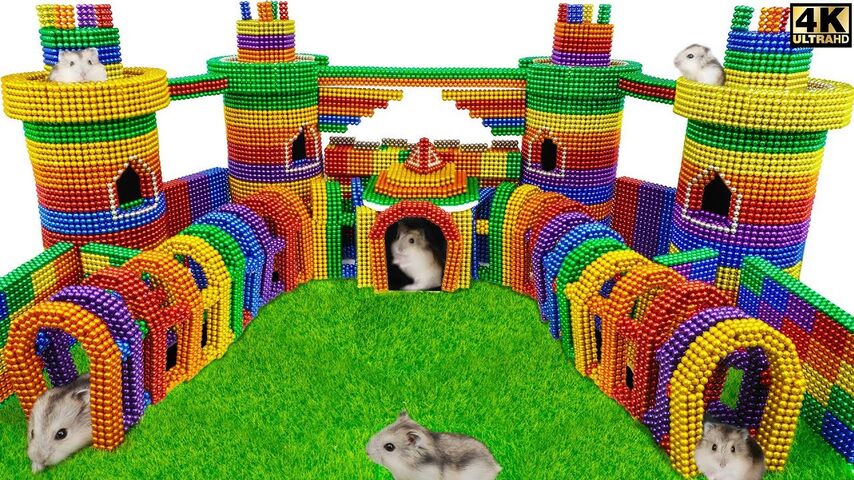 DIY - How To Build Amazing Castle Around Playground for Hamster From ...